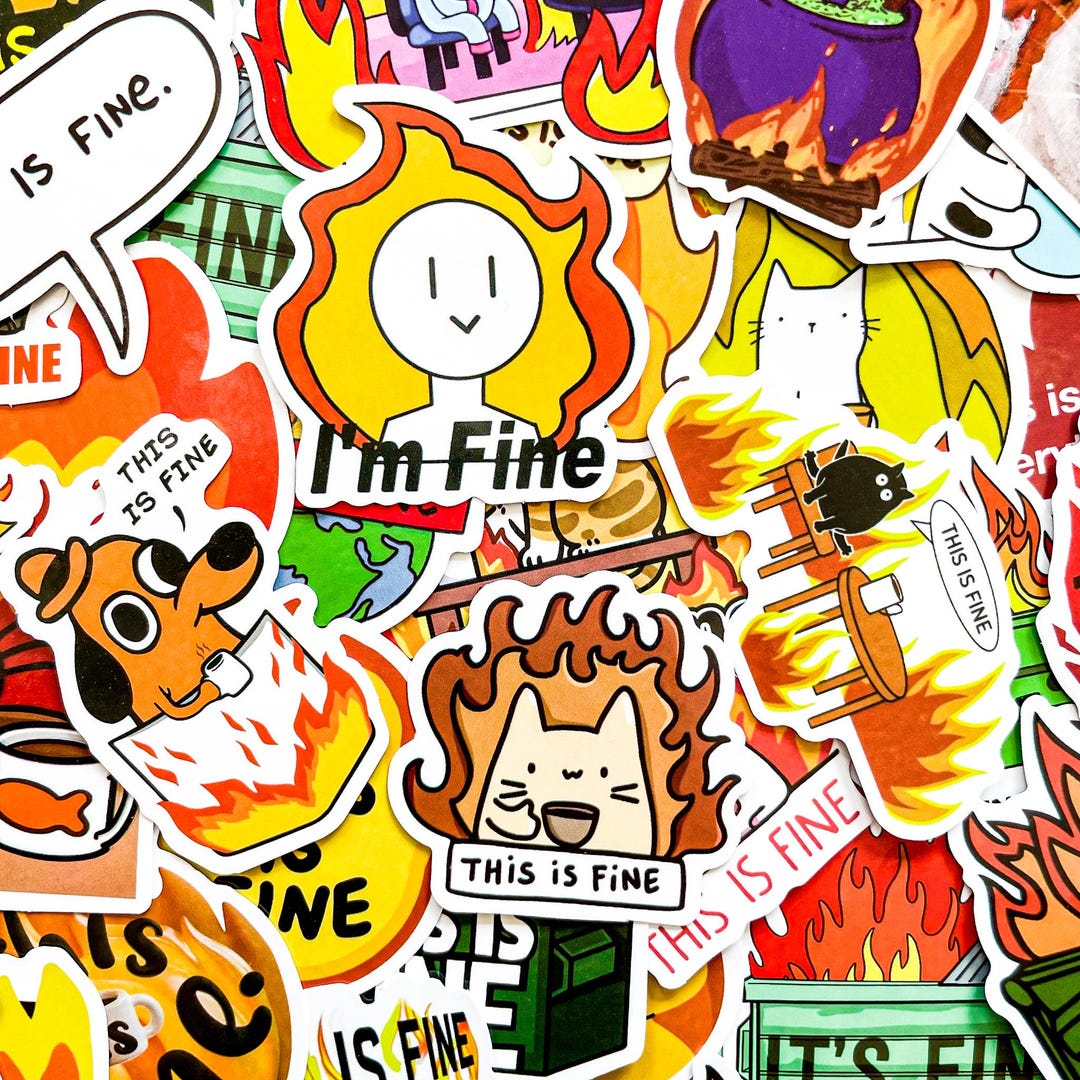 50PCS Satirical Internet Culture Stickers, Dark Humor Comic Stickers ...