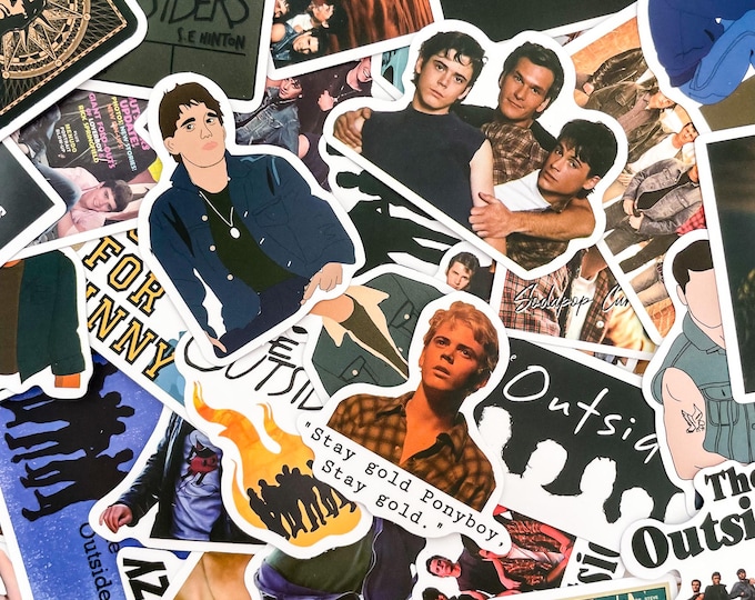 The Outsiders 10-pack of Stickers - Etsy