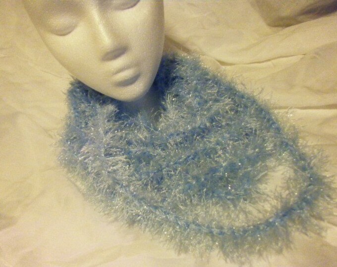 SALE Blue Ice Chain Link Cowl - Etsy