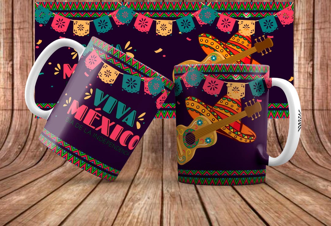 Mexico Mug, Mexican Independence Day Mug, Viva México Mug, Independence ...