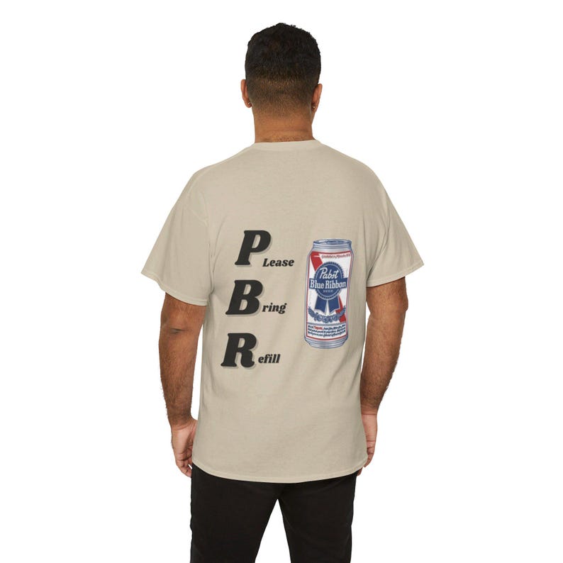 PBR Please Bring Refill Graphic T-shirt - Etsy