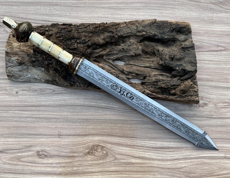 Hand Forged, Custom High Carbon Steel Sword 30 Inches, Gladius Sword ...
