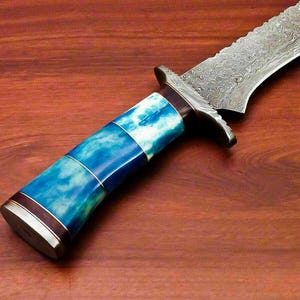 Hand Forged, Custom Damascus Steel Sword 25 Inches, Full Tang, Vikings ...