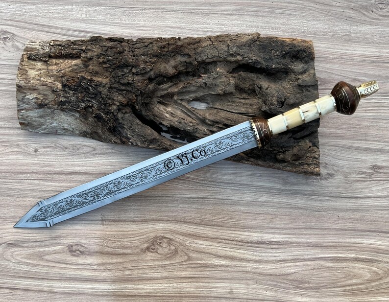 Hand Forged, Custom High Carbon Steel Sword 30 Inches, Gladius Sword ...