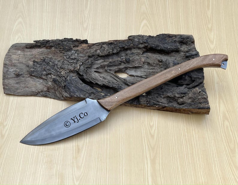 Hand Forged, Custom High Carbon Steel Spear 25 Inches, Hellboy II ...