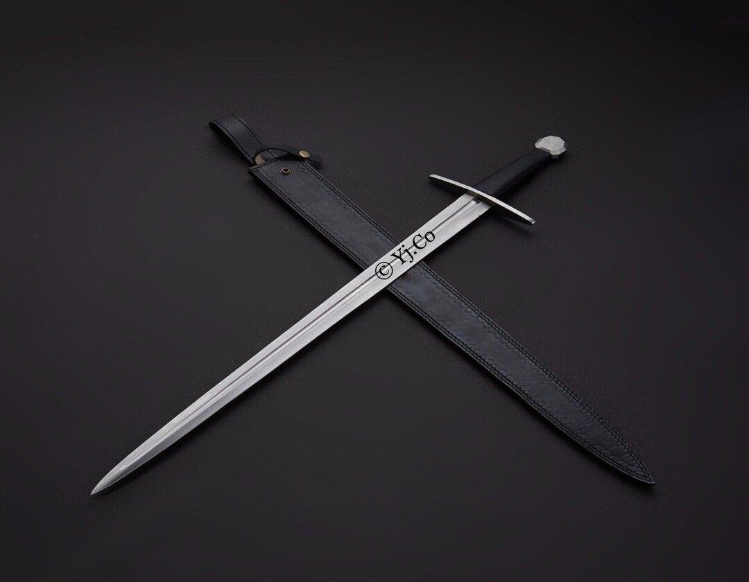 Hand Forged, Custom High Carbon Steel Sword 32 Inches, Knight Vikings ...