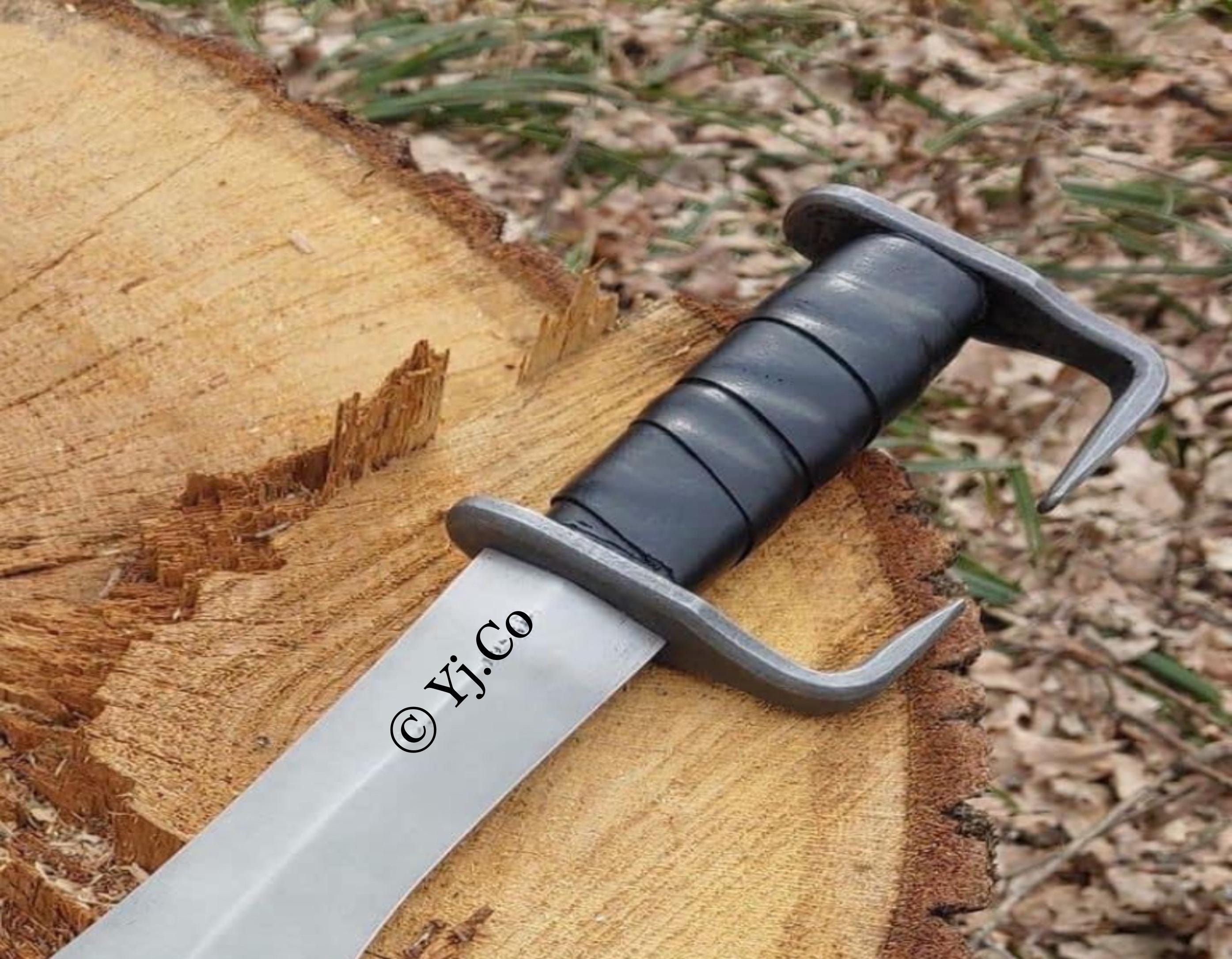Hand Forged, Custom High Carbon Steel Sword 22 Inches, Full Tang ...