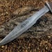 Hand Forged, Custom Damascus Steel Sword 22 Inches, Full Tang, Spartan ...