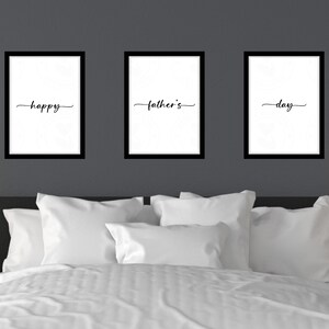 Father's Day Printable Art, Father's Day Wall Decor, Printable Father's ...
