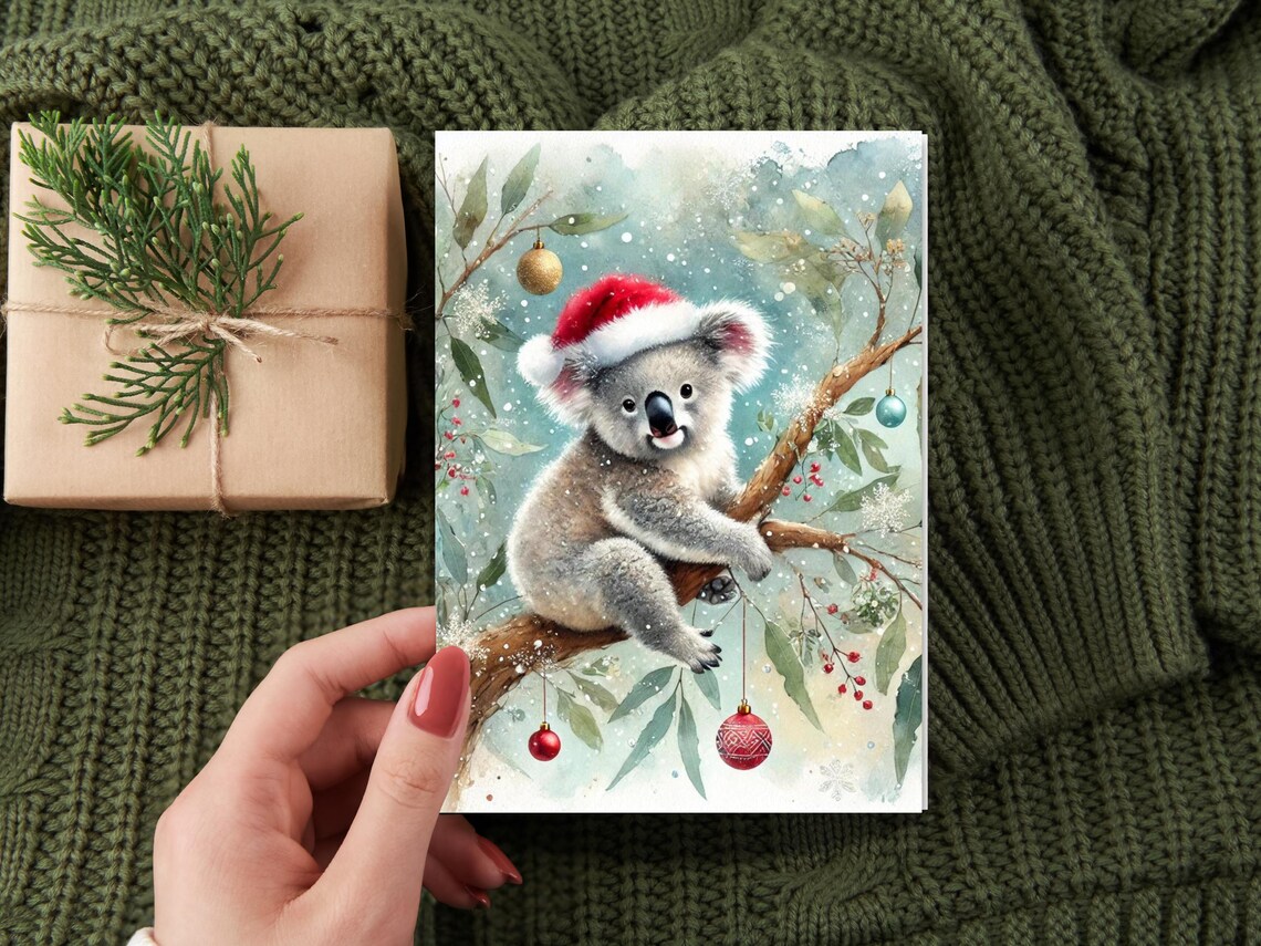 Printable Australian Animal Christmas Cards | Printable Australian ...