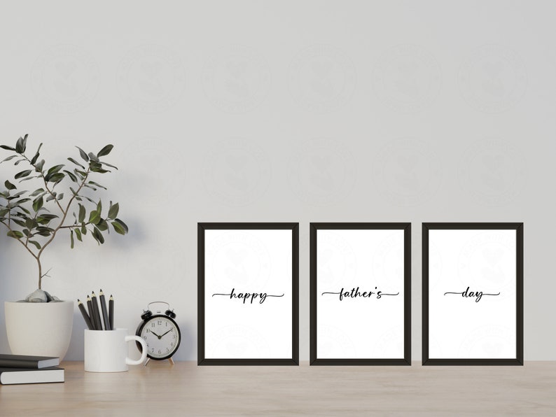 Father's Day Printable Art, Father's Day Wall Decor, Printable Father's ...