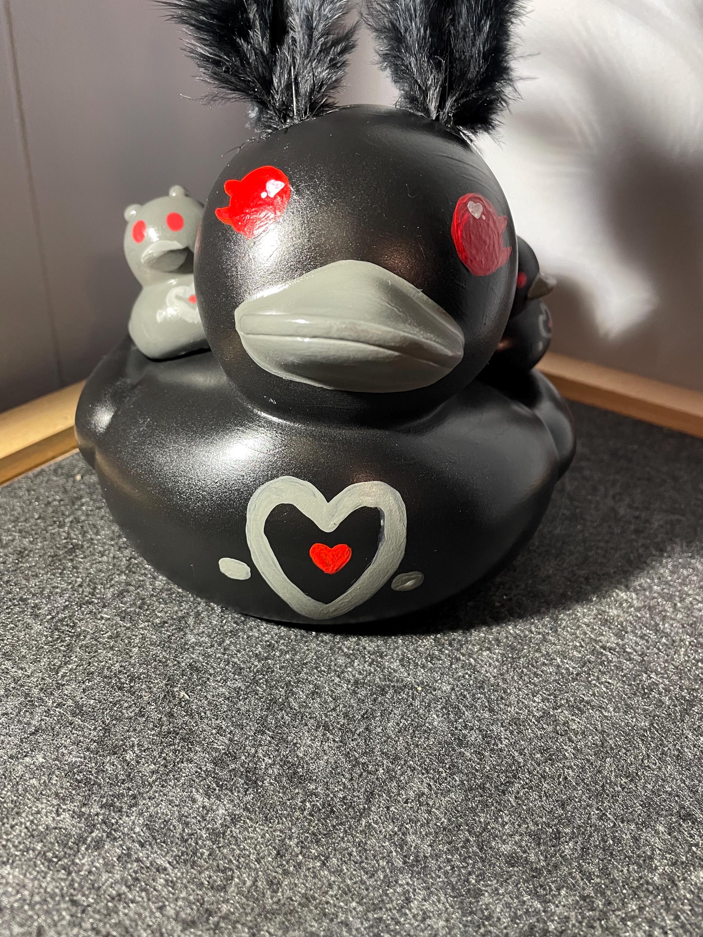 Momma Mothman Duck + 3 Baby Mothman Ducks - Etsy