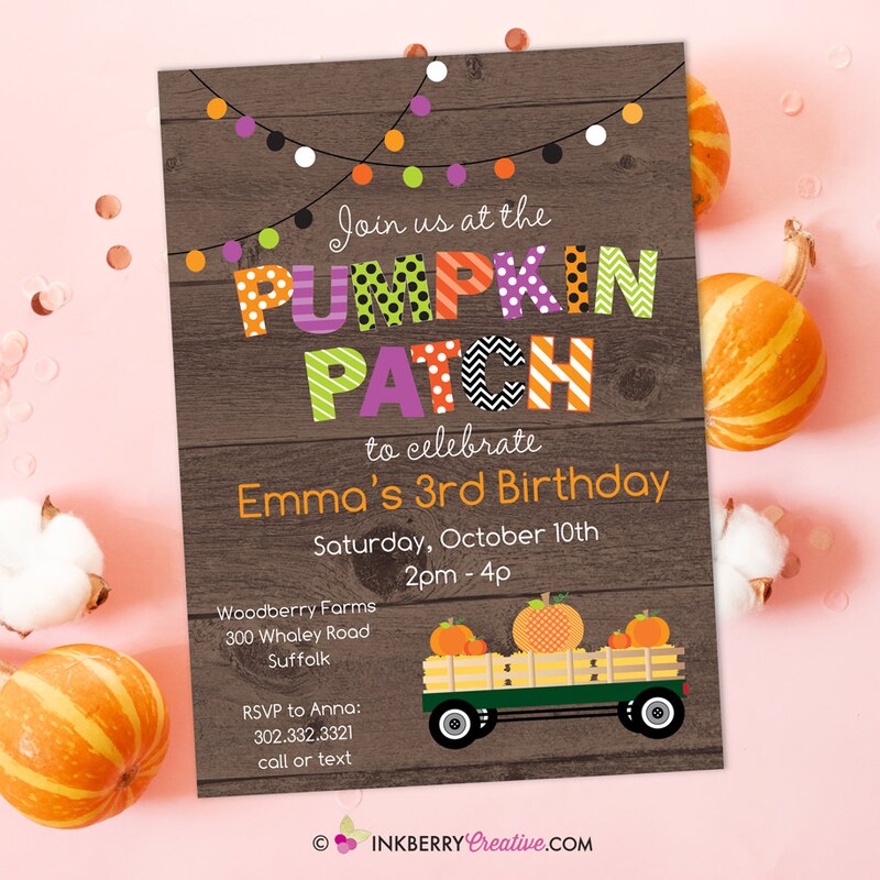Pumpkin Patch Party - Etsy