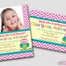 Bright Chevron Owl Birthday Party Diy/printable Complete - Etsy
