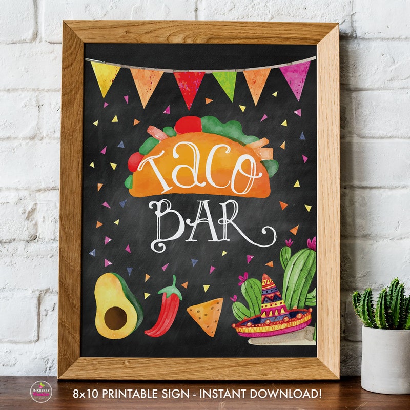 Taco Bar Sign - Etsy