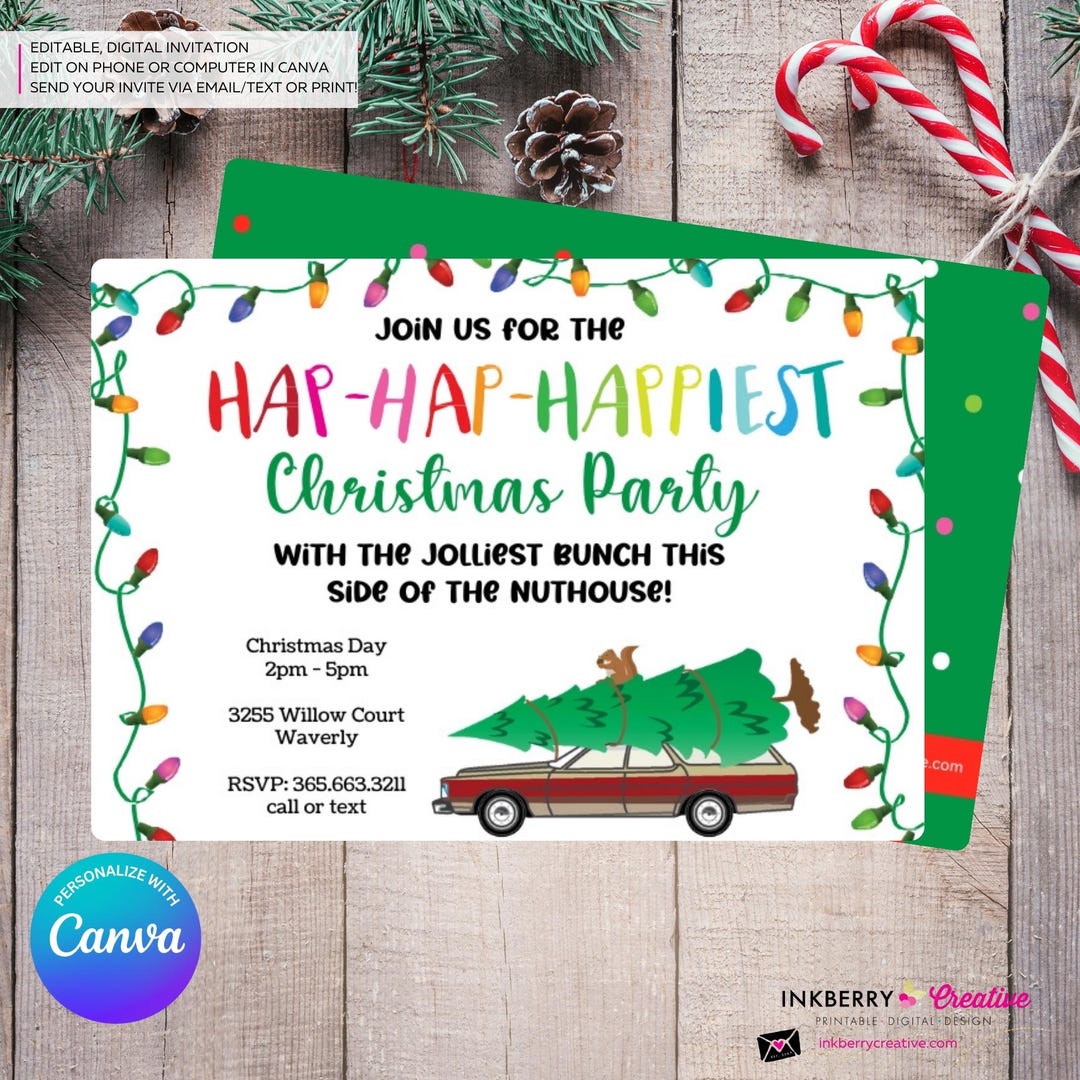 Hap Hap Happiest Christmas Party - Station Wagon Tree Christmas ...