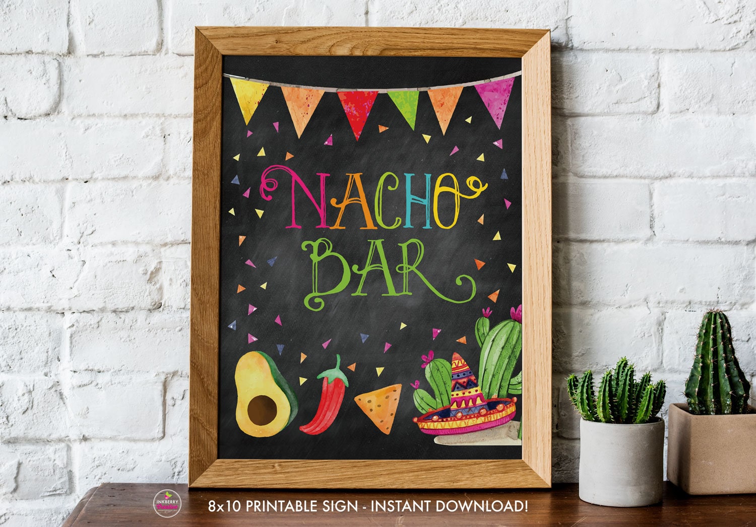 Printable Nacho Bar Sign DIY Fiesta Bridal Shower Baby | Etsy Printable Nacho Bar Sign DIY Fiesta Bridal Shower Baby | Etsy