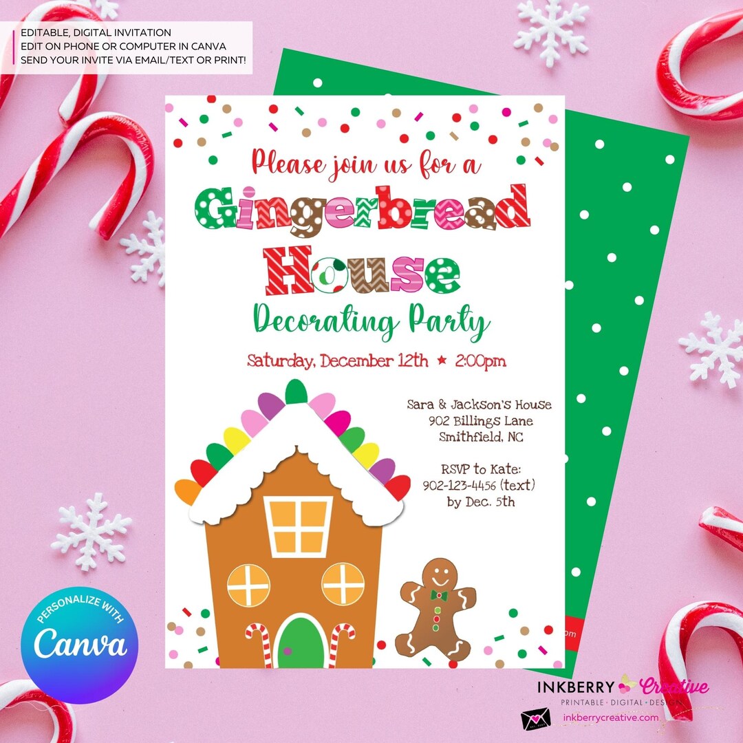 Gingerbread House Gum Drops and Sprinkles, Gingerbread House Decorating ...
