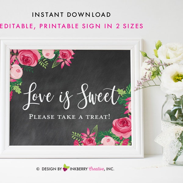 Candy Station Sign - Etsy