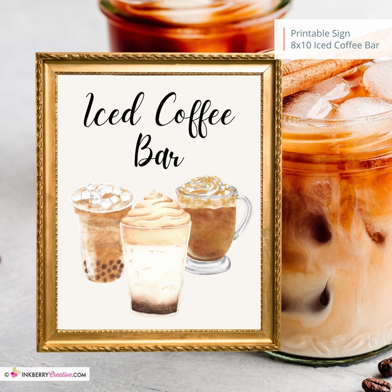 Coffee Bar Sign Printable - Etsy