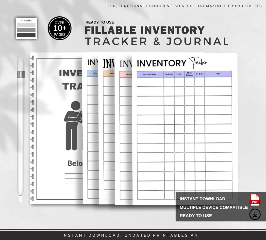 Digital Inventory Tracker App, Product Inventory Management Tool ...