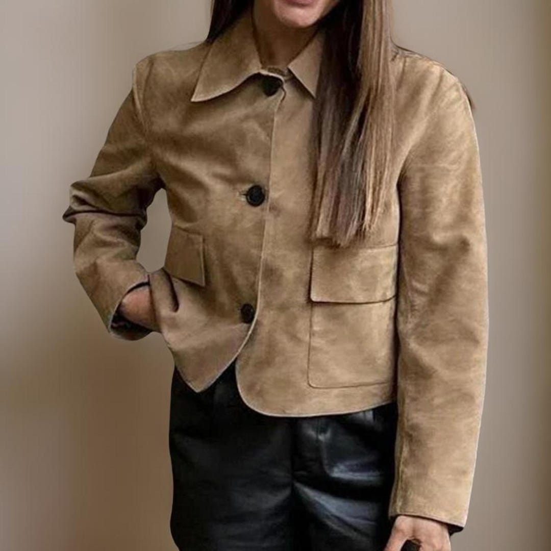 Handmade Womens Zurich Suede Jacket - Etsy
