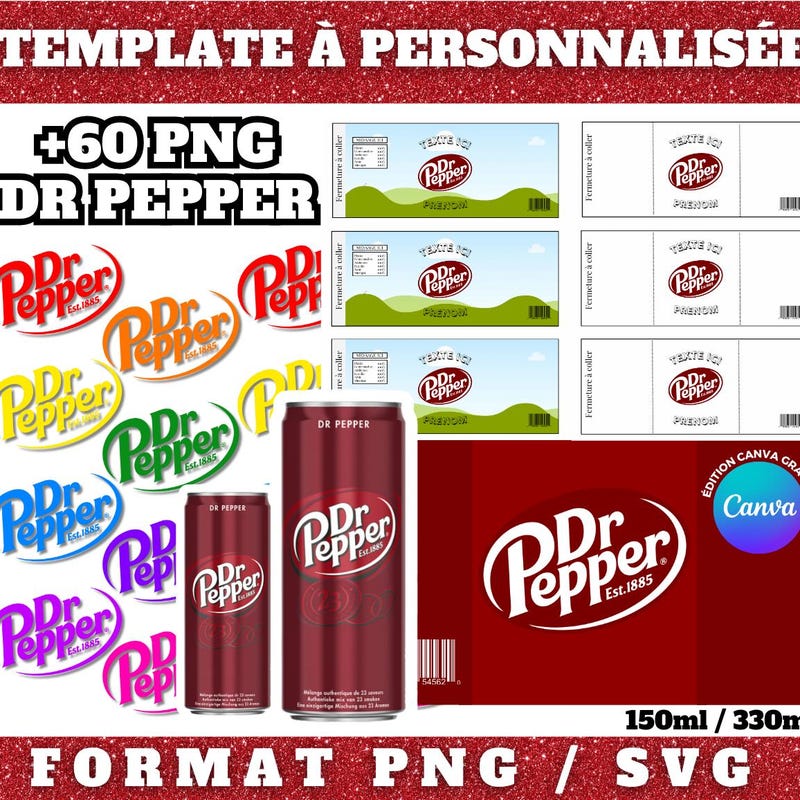 Dr Pepper Clipart - Etsy