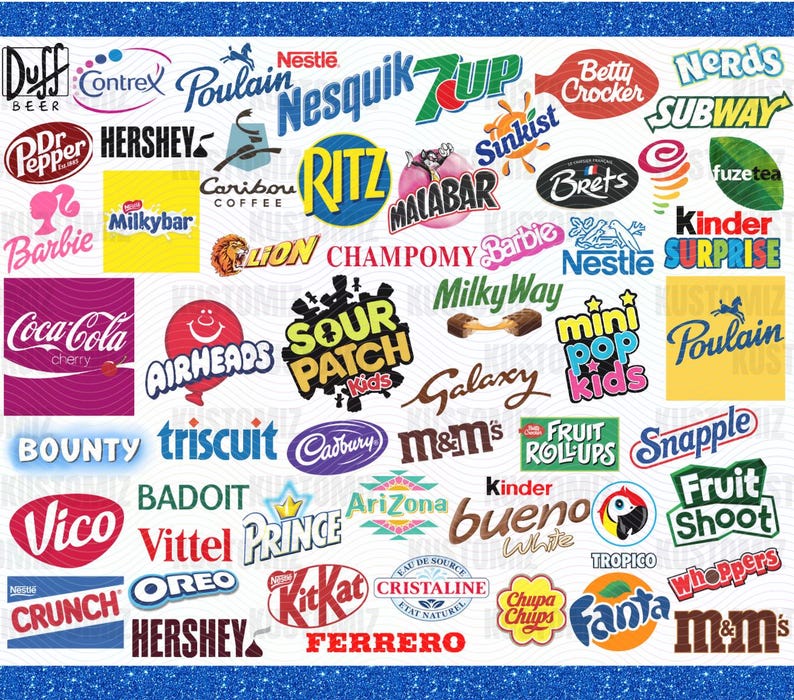 Pack of 160+ Popular Brand Logos | Transparent PNG | Instant Download ...