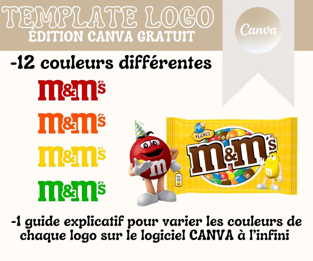 M&ms LOGO Custom Png - Etsy
