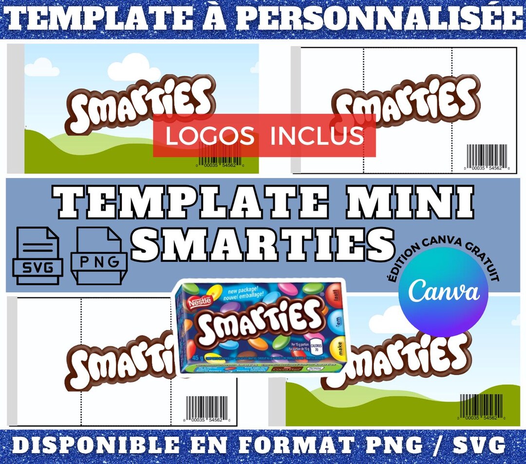 SMARTIES Mini Template Available on the Canva Platform, Offering Files ...