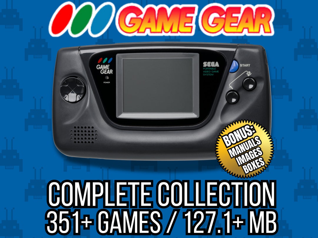 Game Gear Complete Collection 351 Retro Games Instant Digital Download ...