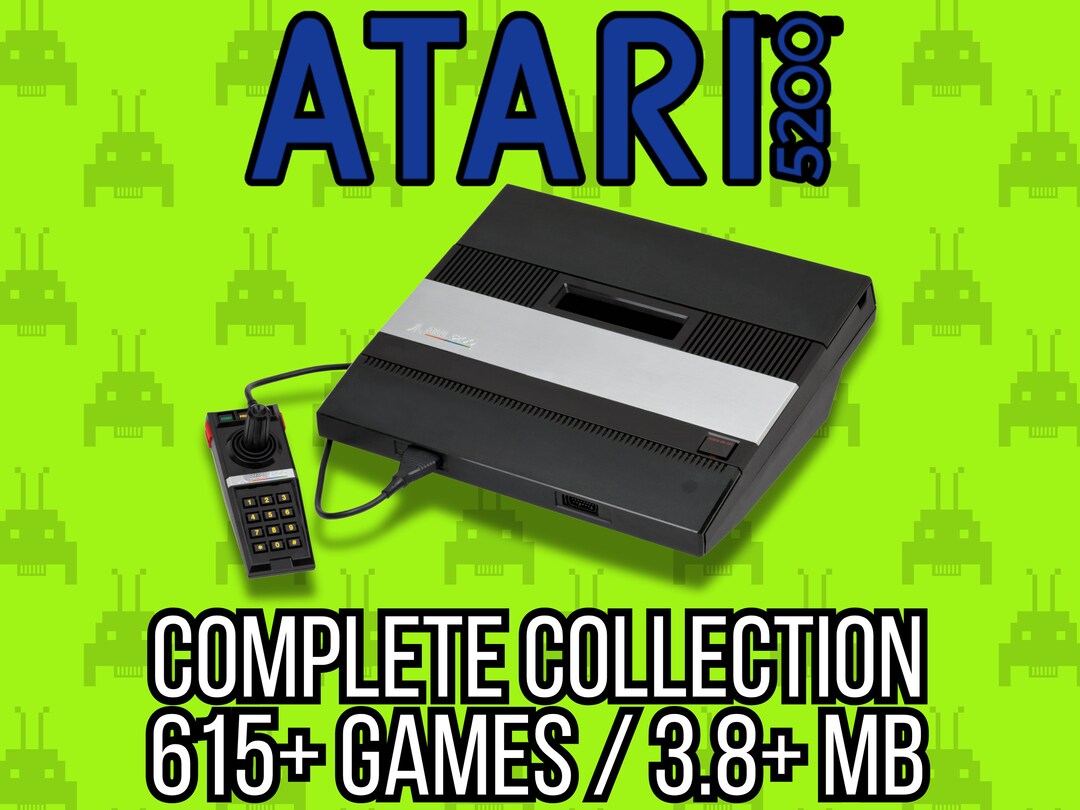 Atari 5200 Complete Games Collection for All Devices and Emulators Ios, Android, PC, Handheld PC ...