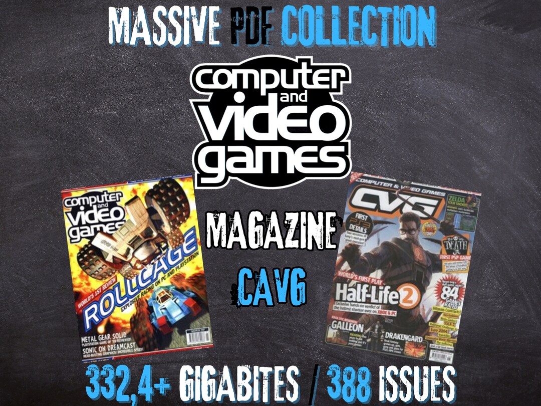Computer and Video Games Magazine Vintage Issues Packed With Game ...