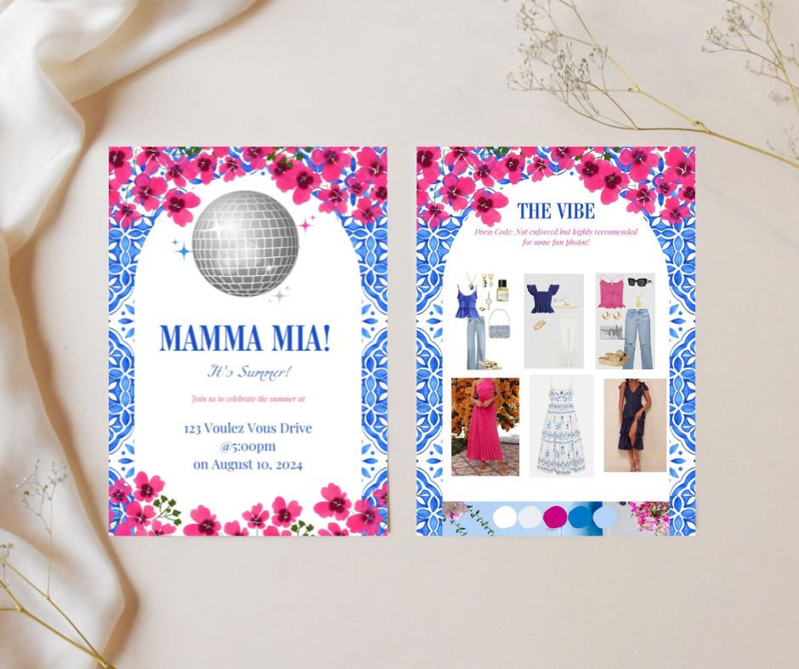 Mamma Mia, Dancing Queen, Invitation Birthday Party, Mammamia ...