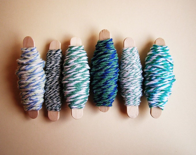 Minty Fresh Twine Sampler - for Gift Wrapping, Altered Art ...