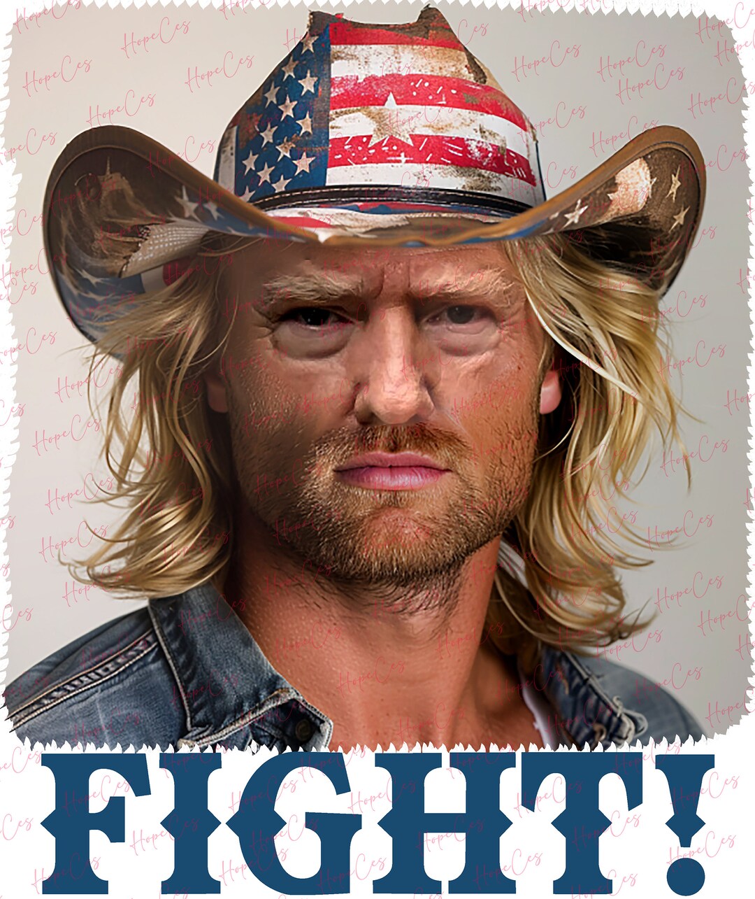 Trump Fight PNG, Cowboy Trump SVG, Trump 2024 Png, President Donald ...