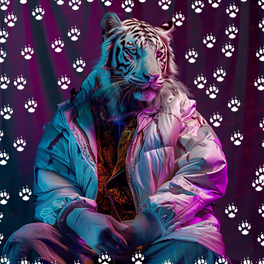 Tiger Svg, Fashion Designer Tiger Png, Funny Tiger Png, Tigers Face Svg ...