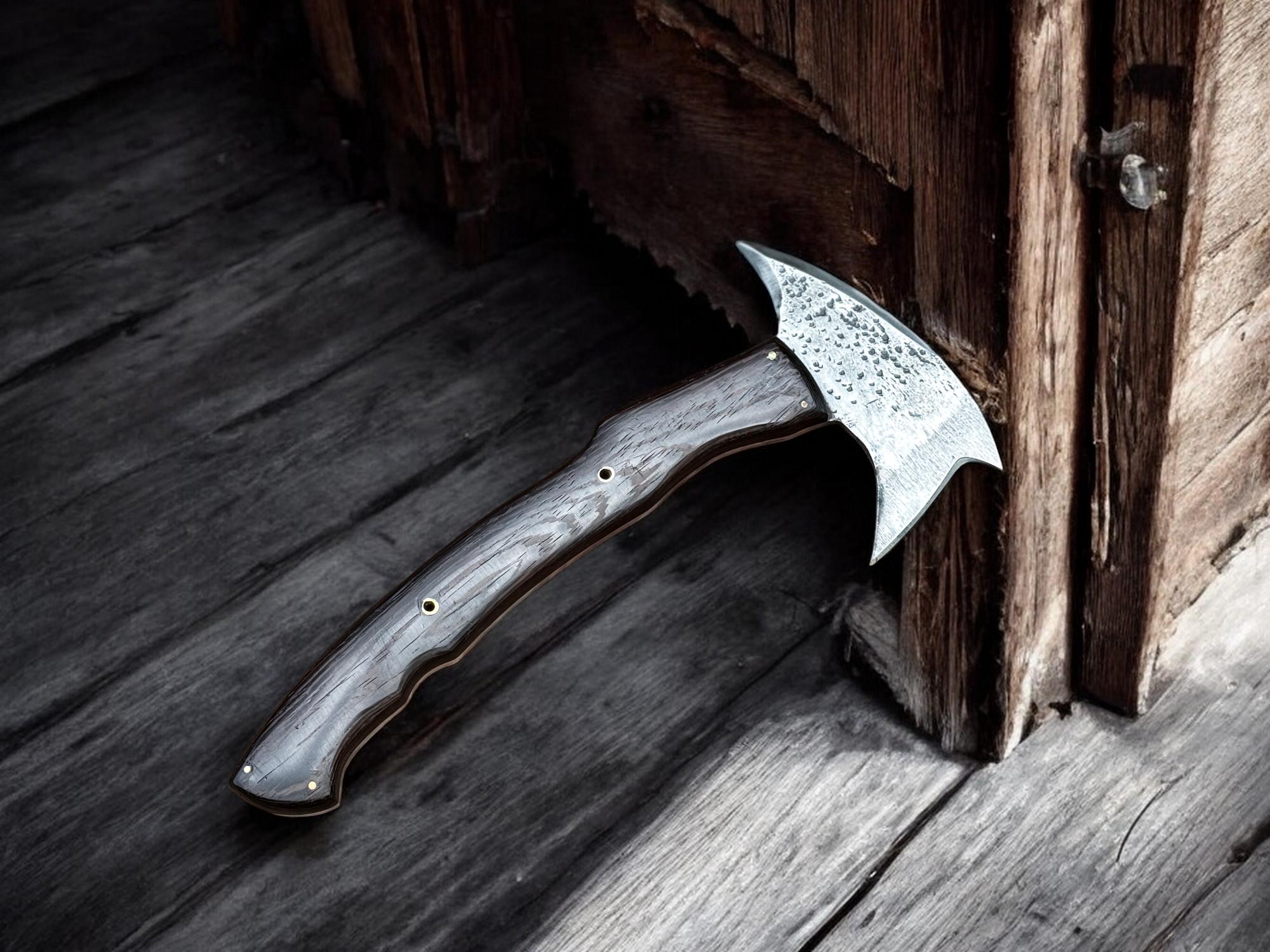Sayoc Tomahawk Axe, Tactical Tomahawk Axe, Hand Forged Full Tang Axe ...