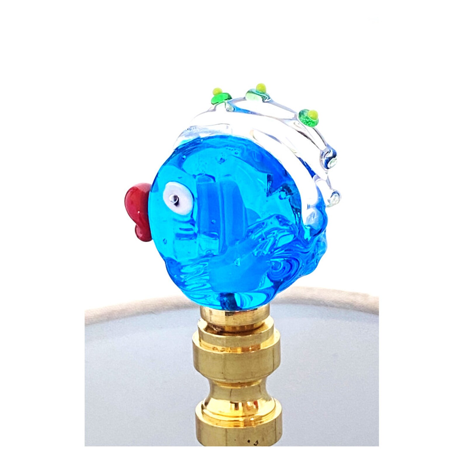 Finials for Lamp Shades Handmade Glass Fish Lamp Finials - Etsy