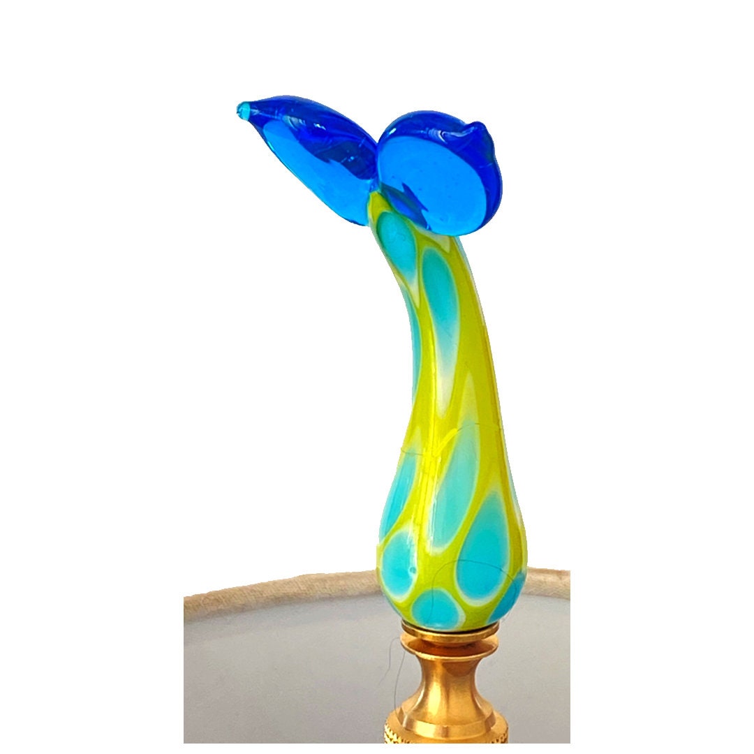 Finials for Lamps- Venetian Glass Nautical Lamp Finial, Chartreuse and ...