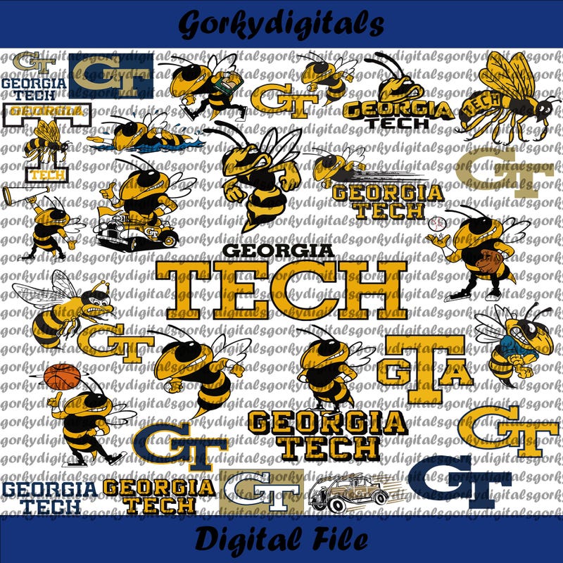 Georgia Tech Art - Etsy
