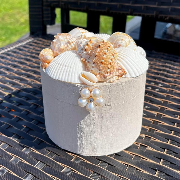 Seashell Jewelry Box - Etsy