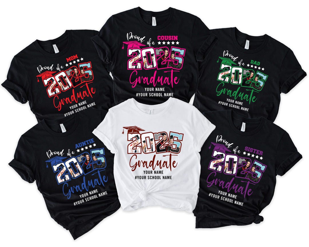 Custom Proud Family Graduate Shirts, Custom Graduation Squad Tees ...