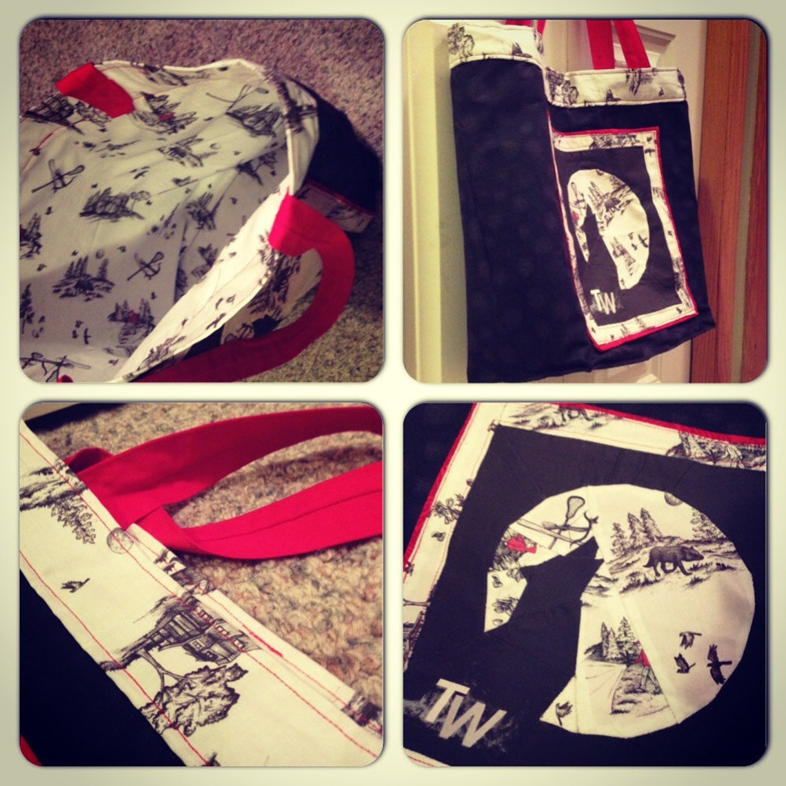 HOWL Quilt Block Pattern Wolf --UPDATED - Etsy