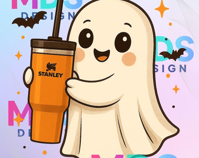Adorable Ghost Clipart Bundle: Kawaii Halloween Pngs (digital Sticker ...