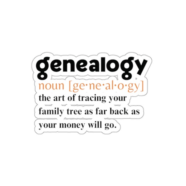 Genealogy Stickers - Etsy
