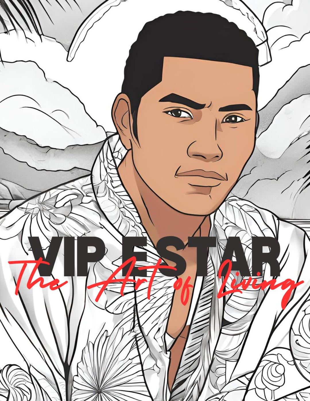 Vips and Stars Coloring Pages - Etsy