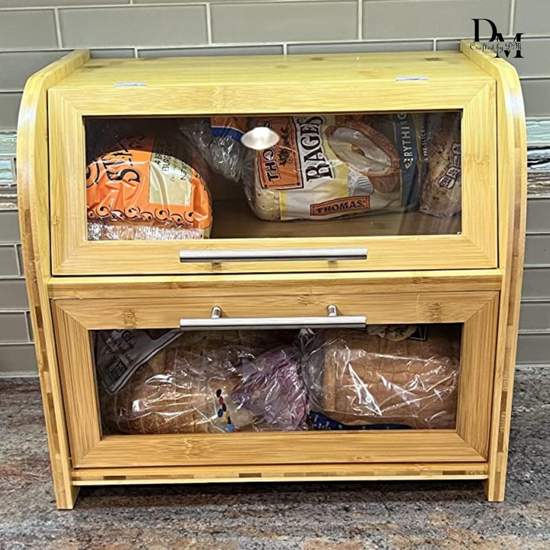 Vintage Bread Box - Etsy