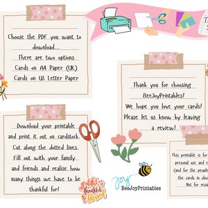Thanksgiving Gratitude Cards, Fall Leaves Printable (PDF) - Etsy