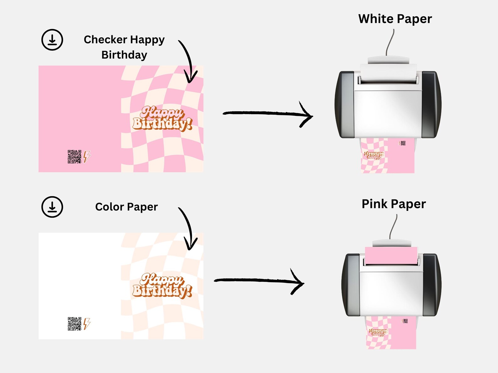 Happy Birthday Checker Card, Birthday Card, Printable Birthday Card ...